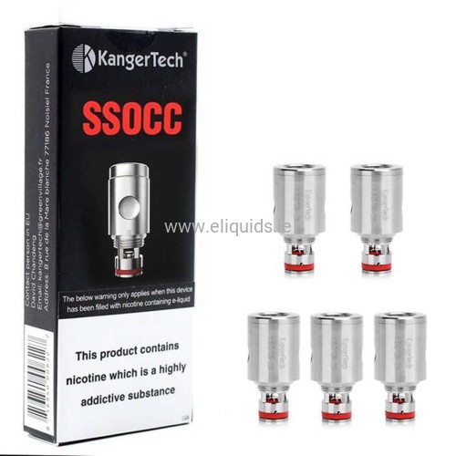 KANGERTECH SSOCC Replacement Coils (5-Pack) – Kanger Coil Head | Vape ...